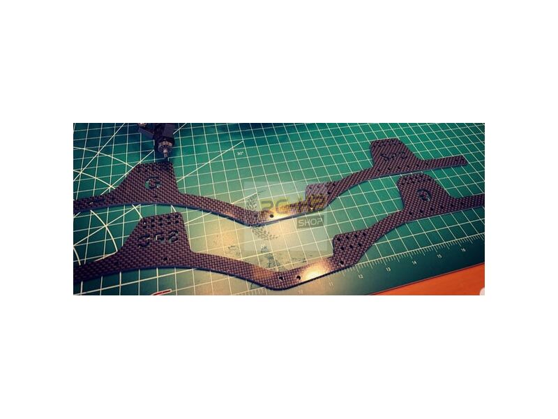 GSPEED Chassis TGH-V3 Carbon Fiber (rails only) - Dlux - Injora - TGH ...