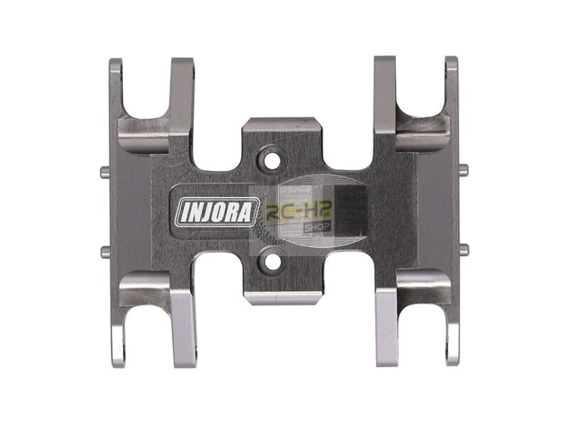 INJORA Aluminum Gearbox Mount, Transmission Skid Plate for Axial SCX24 ...