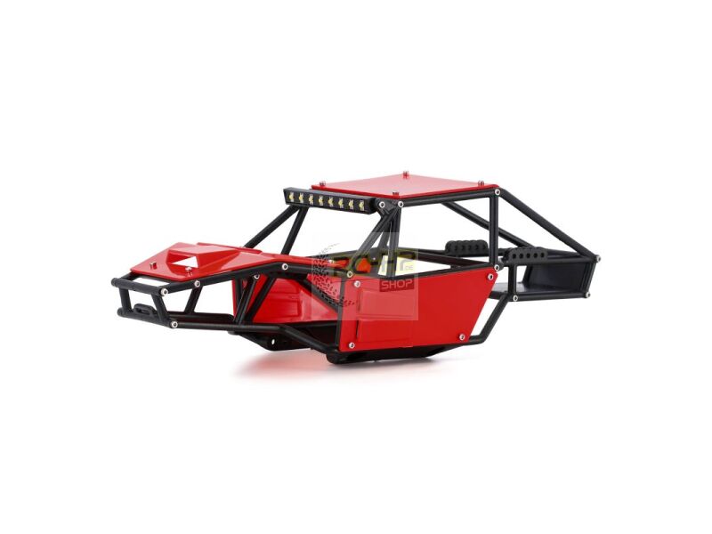 INJORA Rock Tarantula Nylon Buggy Body Chassis Kit For 1/18 TRX4M Red ...