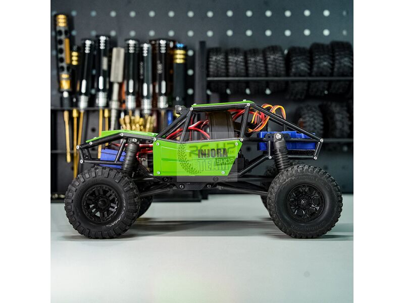 INJORA Rock Tarantula Nylon Buggy Body Chassis Kit For 1/18 TRX4M Green - Dlux - Injora - TGH ...
