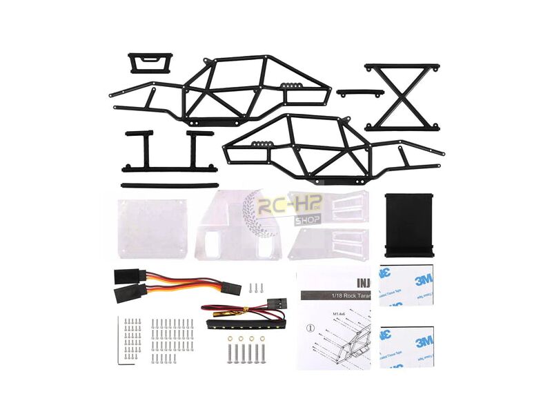 INJORA Rock Tarantula Nylon Buggy Body Chassis Kit For 1/18 TRX4M Clear - Dlux - Injora - TGH ...